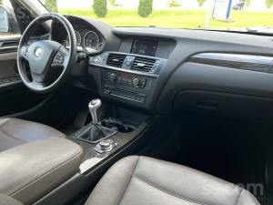 Black BMW X3 2011 in Jekabpils, with an engine capacity of 2.00 L and mileage of 226 thousand km for 9400 €, photo 15 on AUTOMOTO.COM.LV