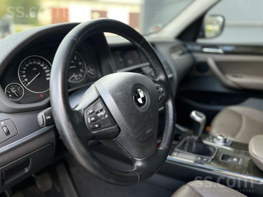 Black BMW X3 2011 in Jekabpils, with an engine capacity of 2.00 L and mileage of 226 thousand km for 9400 €, photo 18 on AUTOMOTO.COM.LV