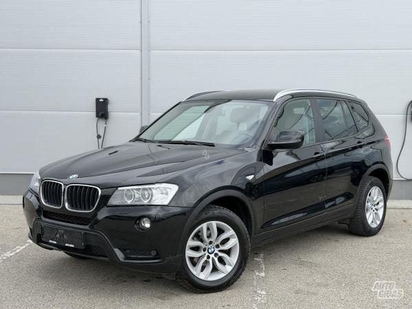 Black BMW X3 2011 in Panevezys, with an engine capacity of 2.00 L and mileage of 356 thousand km for 7600 €, photo 1 on AUTOMOTO.COM.LV