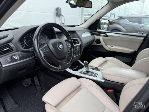 Black BMW X3 2011 in Panevezys, with an engine capacity of 2.00 L and mileage of 356 thousand km for 7600 €, photo 11 on AUTOMOTO.COM.LV