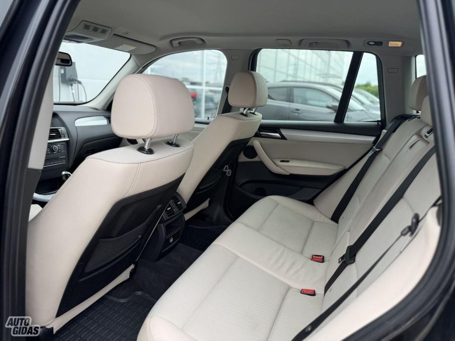 Melns BMW X3 2011 Panevēža, ar dzinēja tilpumu 2.00 L un nobraukumu 356 tūkst. km par 7600 €, foto 13 vietnē AUTOMOTO.COM.LV