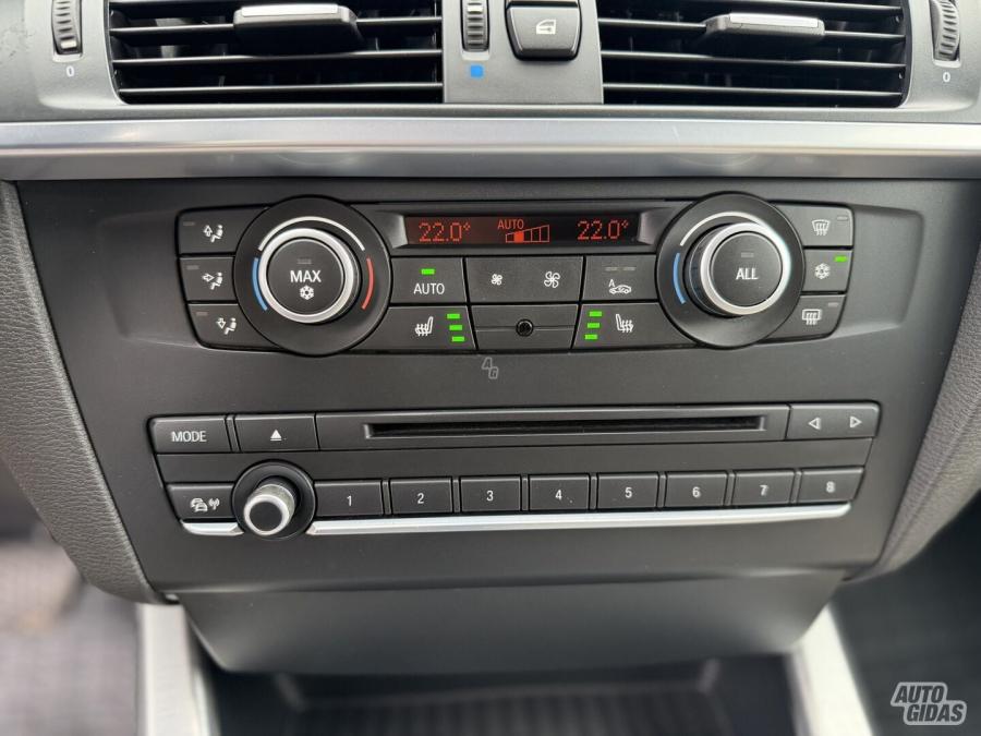 Melns BMW X3 2011 Panevēža, ar dzinēja tilpumu 2.00 L un nobraukumu 356 tūkst. km par 7600 €, foto 18 vietnē AUTOMOTO.COM.LV