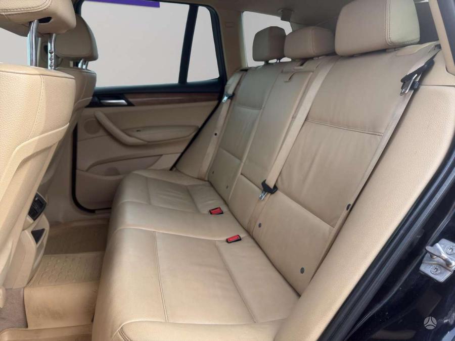 Melns BMW X3 2011 Kauņa, ar dzinēja tilpumu 3.00 L un nobraukumu 379 tūkst. km par 10699 €, foto 12 vietnē AUTOMOTO.COM.LV