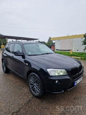 Melns BMW X3 2011 Liepāja, ar dzinēja tilpumu 3.00 L un nobraukumu 385 tūkst. km par 5000 €, foto  vietnē AUTOMOTO.COM.LV