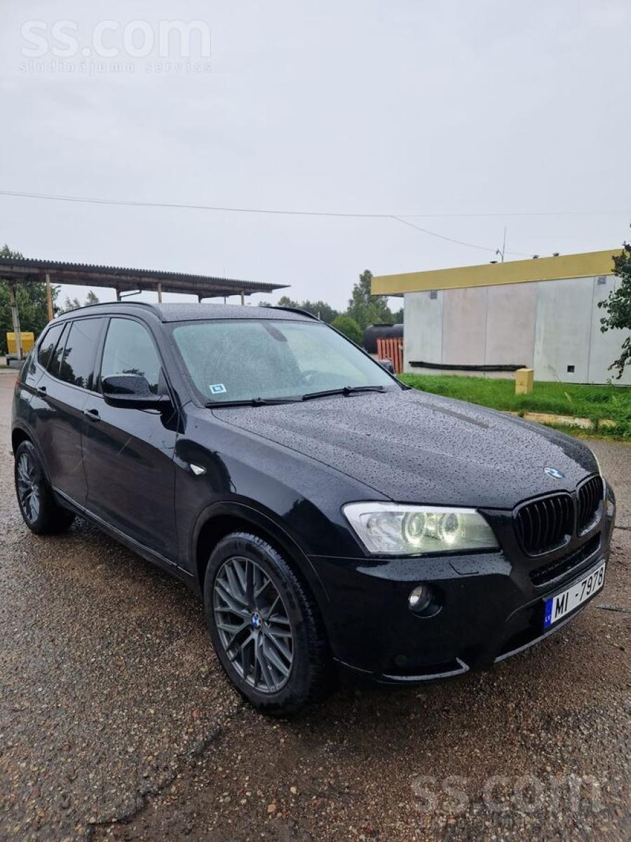Black BMW X3 2011 in Liepaja, with an engine capacity of 3.00 L and mileage of 385 thousand km for 5000 €, photo 1 on AUTOMOTO.COM.LV
