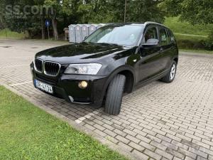 Black BMW X3 2011 in Rezekne, with an engine capacity of 2.00 L and mileage of 0 thousand km for 8450 €, photo 4 on AUTOMOTO.COM.LV