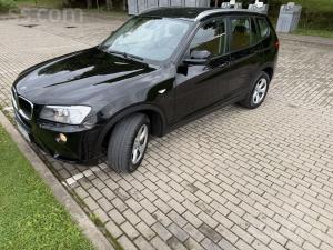 Black BMW X3 2011 in Rezekne, with an engine capacity of 2.00 L and mileage of 0 thousand km for 8450 €, photo 6 on AUTOMOTO.COM.LV