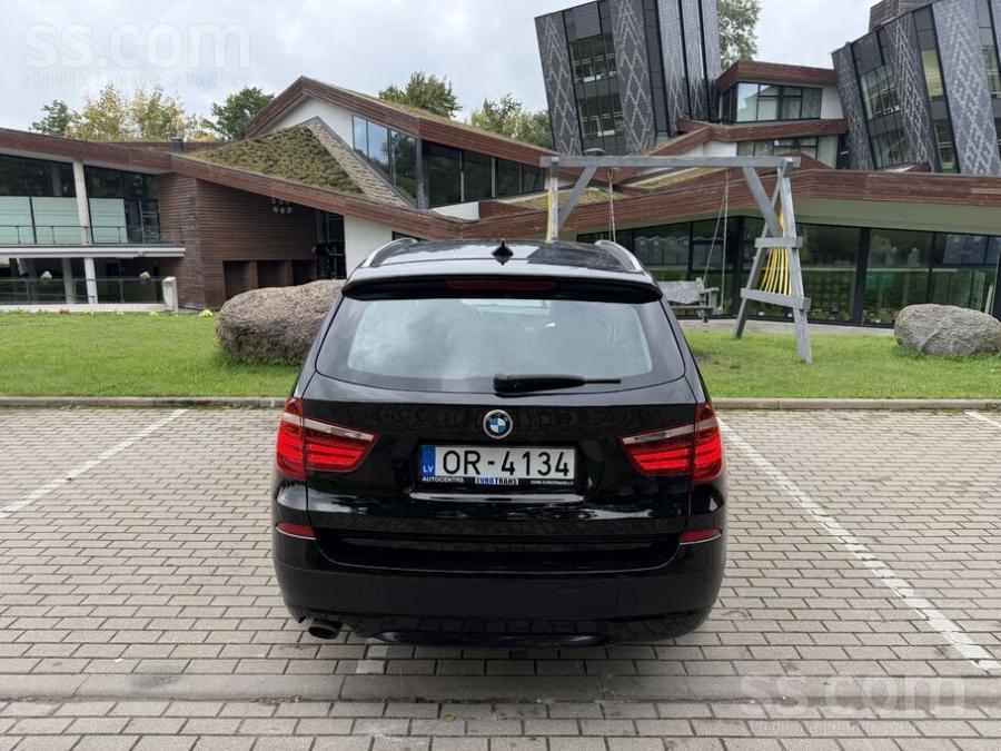 Black BMW X3 2011 in Rezekne, with an engine capacity of 2.00 L and mileage of 0 thousand km for 8450 €, photo 8 on AUTOMOTO.COM.LV