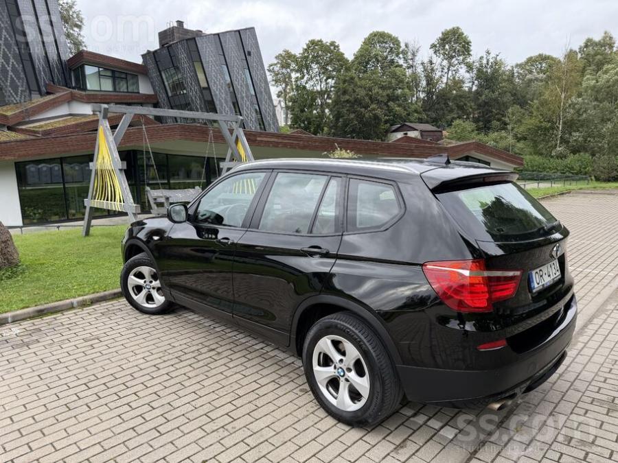 Black BMW X3 2011 in Rezekne, with an engine capacity of 2.00 L and mileage of 0 thousand km for 8450 €, photo 12 on AUTOMOTO.COM.LV