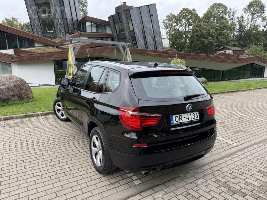 Black BMW X3 2011 in Rezekne, with an engine capacity of 2.00 L and mileage of 0 thousand km for 8450 €, photo 13 on AUTOMOTO.COM.LV