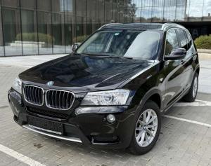 Black BMW X3 2011 in Vilnius, with an engine capacity of 2.00 L and mileage of 198 thousand km for 8800 €, photo 1 on AUTOMOTO.COM.LV