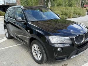 Black BMW X3 2011 in Vilnius, with an engine capacity of 2.00 L and mileage of 198 thousand km for 8800 €, photo 10 on AUTOMOTO.COM.LV