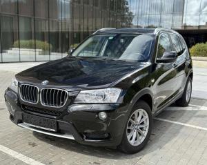 Black BMW X3 2011 in Vilnius, with an engine capacity of 2.00 L and mileage of 198 thousand km for 8800 €, photo 11 on AUTOMOTO.COM.LV