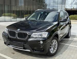 Black BMW X3 2011 in Vilnius, with an engine capacity of 2.00 L and mileage of 198 thousand km for 8800 €, photo 12 on AUTOMOTO.COM.LV
