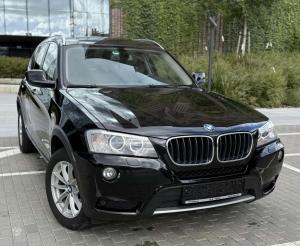 Black BMW X3 2011 in Vilnius, with an engine capacity of 2.00 L and mileage of 198 thousand km for 8800 €, photo 14 on AUTOMOTO.COM.LV