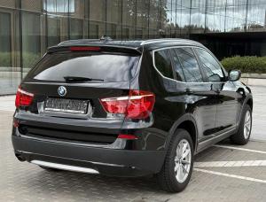Black BMW X3 2011 in Vilnius, with an engine capacity of 2.00 L and mileage of 198 thousand km for 8800 €, photo 17 on AUTOMOTO.COM.LV