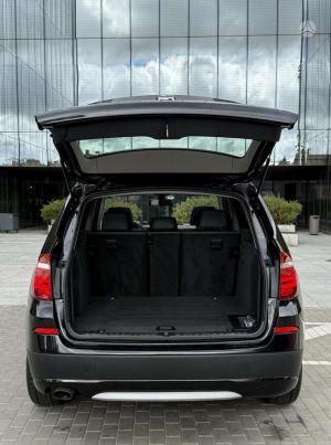 Black BMW X3 2011 in Vilnius, with an engine capacity of 2.00 L and mileage of 198 thousand km for 8800 €, photo 24 on AUTOMOTO.COM.LV