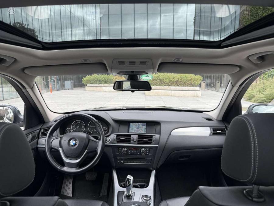 Black BMW X3 2011 in Vilnius, with an engine capacity of 2.00 L and mileage of 198 thousand km for 8800 €, photo 46 on AUTOMOTO.COM.LV