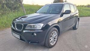 Black BMW X3 2011 in Vilnius, with an engine capacity of 2.00 L and mileage of 333 thousand km for 7400 €, photo  on AUTOMOTO.COM.LV