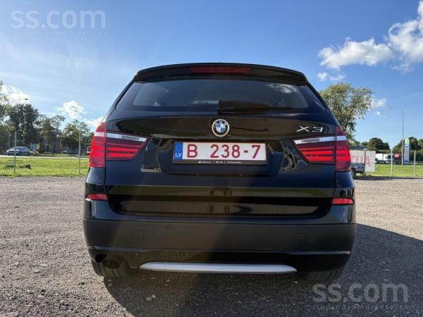 Melns BMW X3 2011 Daugavpils, ar dzinēja tilpumu 2.00 L un nobraukumu 239 tūkst. km par 8950 €, foto 5 vietnē AUTOMOTO.COM.LV