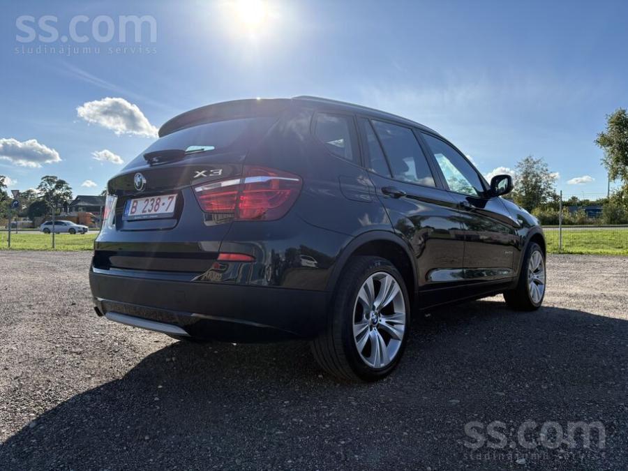 Melns BMW X3 2011 Daugavpils, ar dzinēja tilpumu 2.00 L un nobraukumu 239 tūkst. km par 8950 €, foto 6 vietnē AUTOMOTO.COM.LV