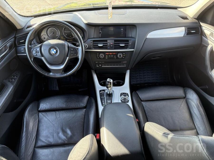 Melns BMW X3 2011 Daugavpils, ar dzinēja tilpumu 2.00 L un nobraukumu 239 tūkst. km par 8950 €, foto 10 vietnē AUTOMOTO.COM.LV