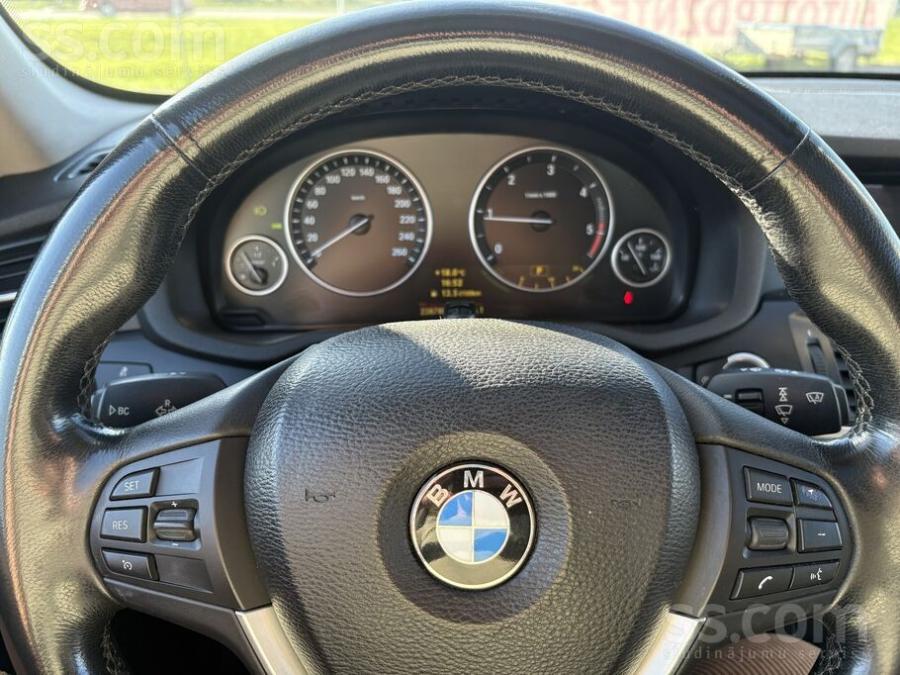 Melns BMW X3 2011 Daugavpils, ar dzinēja tilpumu 2.00 L un nobraukumu 239 tūkst. km par 8950 €, foto 13 vietnē AUTOMOTO.COM.LV