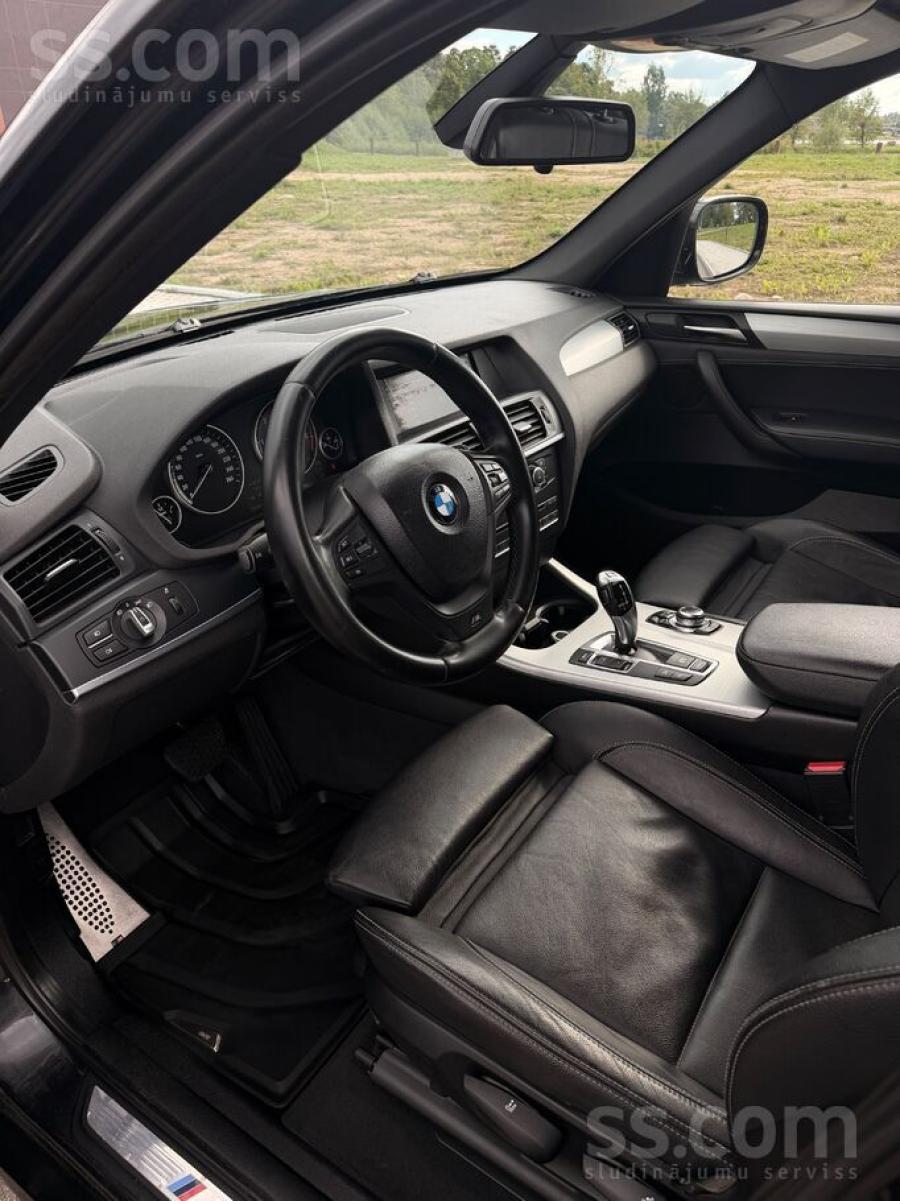 Melns BMW X3 2011 Rēzekne, ar dzinēja tilpumu 3.00 L un nobraukumu 295 tūkst. km par 12000 €, foto 9 vietnē AUTOMOTO.COM.LV
