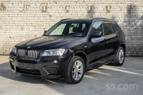 Black BMW X3 2011 in Liepaja, with an engine capacity of 3.00 L and mileage of 295 thousand km for 10800 €, photo 1 on AUTOMOTO.COM.LV