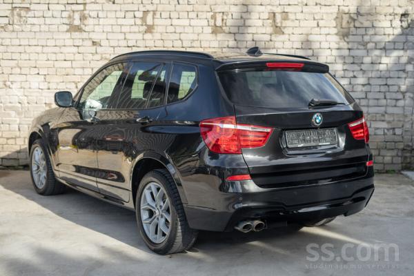 Black BMW X3 2011 in Liepaja, with an engine capacity of 3.00 L and mileage of 295 thousand km for 10800 €, photo 3 on AUTOMOTO.COM.LV