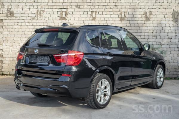 Black BMW X3 2011 in Liepaja, with an engine capacity of 3.00 L and mileage of 295 thousand km for 10800 €, photo 5 on AUTOMOTO.COM.LV
