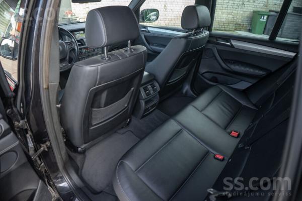 Black BMW X3 2011 in Liepaja, with an engine capacity of 3.00 L and mileage of 295 thousand km for 10800 €, photo 10 on AUTOMOTO.COM.LV