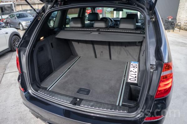 Black BMW X3 2011 in Liepaja, with an engine capacity of 3.00 L and mileage of 295 thousand km for 10800 €, photo 11 on AUTOMOTO.COM.LV