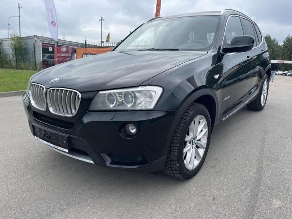 Black BMW X3 2011 in Kaunas, with an engine capacity of 2.99 L and mileage of 300 thousand km for 7750 €, photo 1 on AUTOMOTO.COM.LV