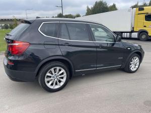 Melns BMW X3 2011 Kauņa, ar dzinēja tilpumu 2.99 L un nobraukumu 300 tūkst. km par 7750 €, foto 10 vietnē AUTOMOTO.COM.LV