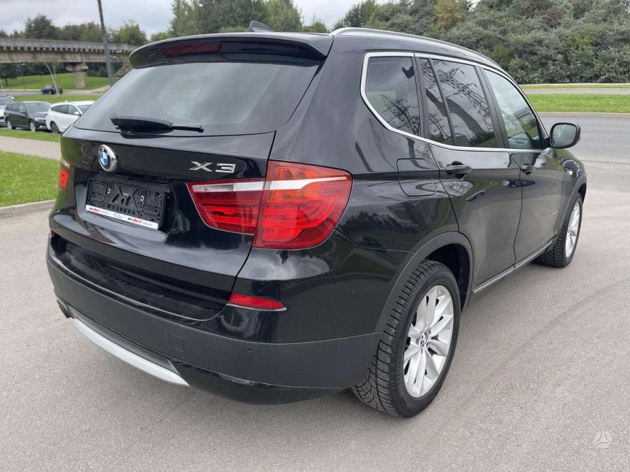 Melns BMW X3 2011 Kauņa, ar dzinēja tilpumu 2.99 L un nobraukumu 300 tūkst. km par 7750 €, foto 12 vietnē AUTOMOTO.COM.LV