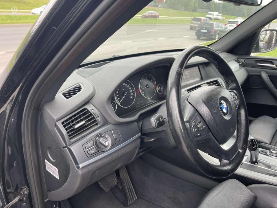 Melns BMW X3 2011 Kauņa, ar dzinēja tilpumu 2.99 L un nobraukumu 300 tūkst. km par 7750 €, foto 19 vietnē AUTOMOTO.COM.LV