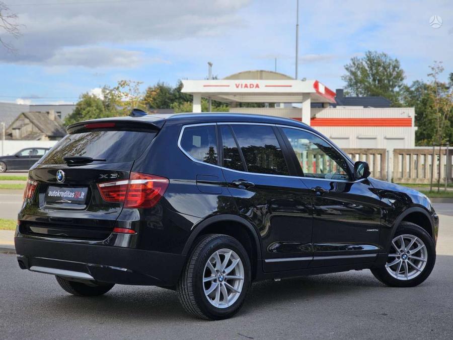 Black BMW X3 2011 in Siauliai, with an engine capacity of 2.00 L and mileage of 189 thousand km for 11450 €, photo 13 on AUTOMOTO.COM.LV