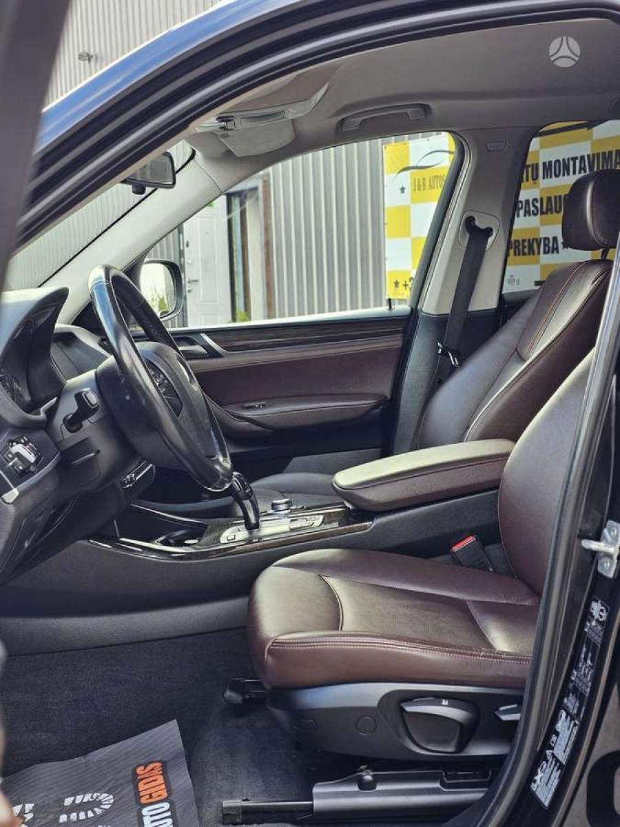 Black BMW X3 2011 in Siauliai, with an engine capacity of 2.00 L and mileage of 189 thousand km for 11450 €, photo 18 on AUTOMOTO.COM.LV