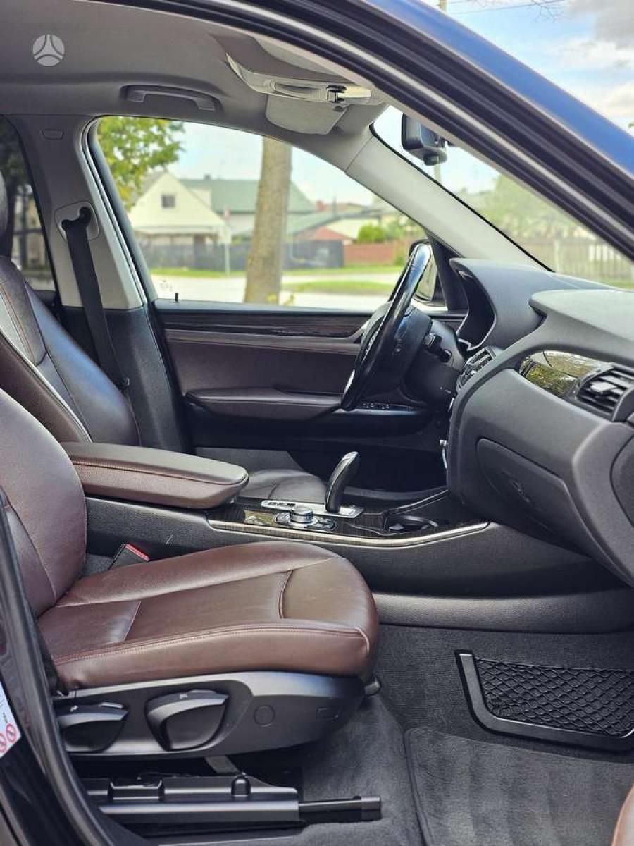 Black BMW X3 2011 in Siauliai, with an engine capacity of 2.00 L and mileage of 189 thousand km for 11450 €, photo 22 on AUTOMOTO.COM.LV
