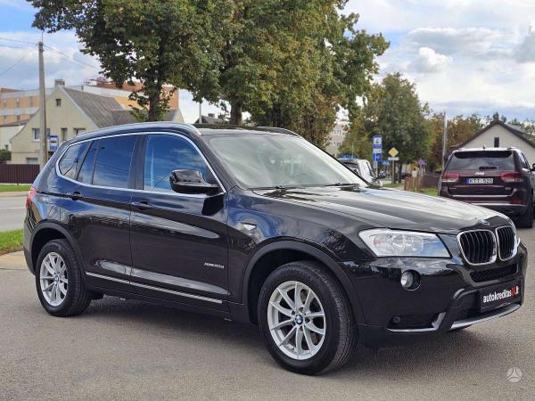 Melns BMW X3 2011 Šauļi, ar dzinēja tilpumu 2.00 L un nobraukumu 189 tūkst. km par 11450 €, foto 6 vietnē AUTOMOTO.COM.LV