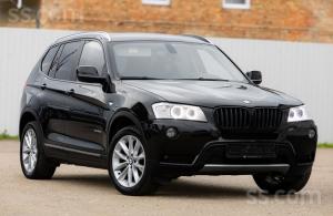 Black BMW X3 2011 in Jelgava, with an engine capacity of 2.00 L and mileage of 233 thousand km for 8500 €, photo 1 on AUTOMOTO.COM.LV