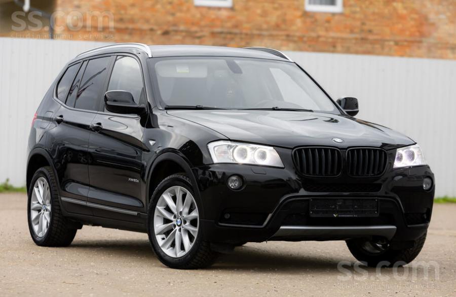 Black BMW X3 2011 in Jelgava, with an engine capacity of 2.00 L and mileage of 233 thousand km for 8500 €, photo 1 on AUTOMOTO.COM.LV