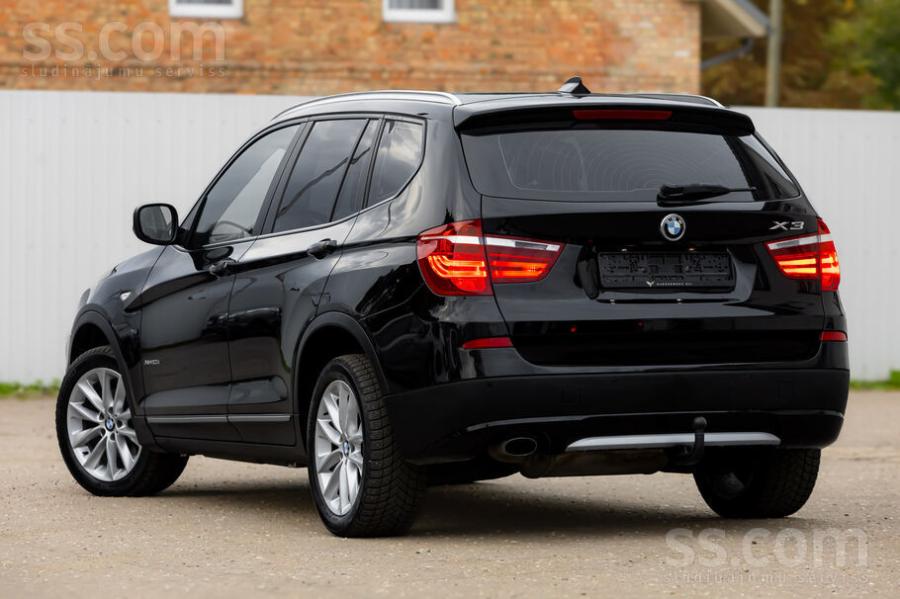 Black BMW X3 2011 in Jelgava, with an engine capacity of 2.00 L and mileage of 233 thousand km for 8500 €, photo 5 on AUTOMOTO.COM.LV