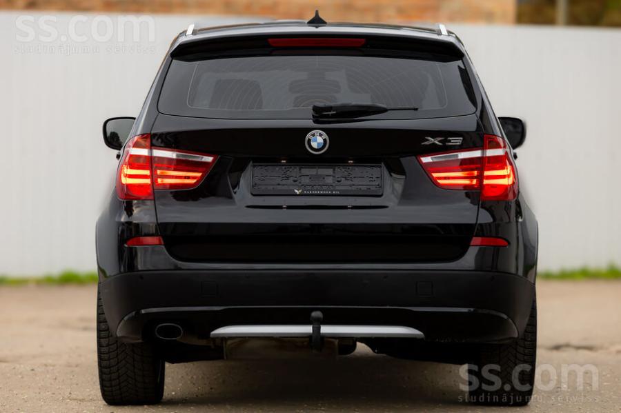Black BMW X3 2011 in Jelgava, with an engine capacity of 2.00 L and mileage of 233 thousand km for 8500 €, photo 7 on AUTOMOTO.COM.LV