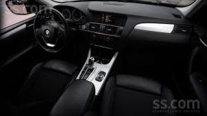 Black BMW X3 2011 in Jelgava, with an engine capacity of 2.00 L and mileage of 233 thousand km for 8500 €, photo 10 on AUTOMOTO.COM.LV