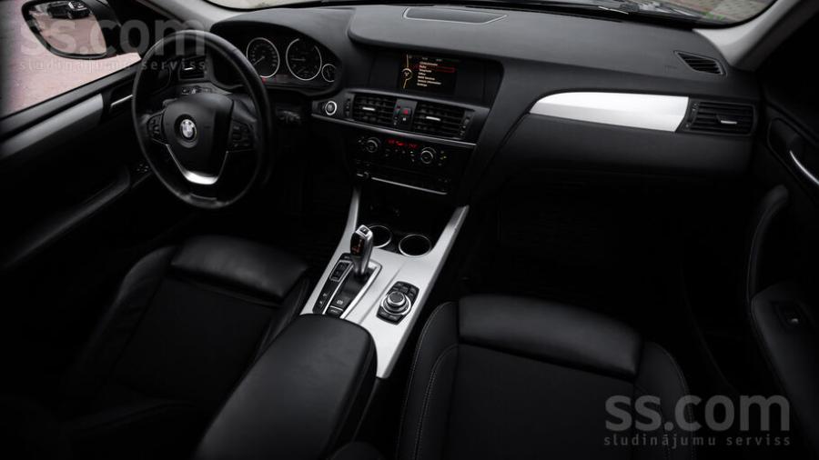 Black BMW X3 2011 in Jelgava, with an engine capacity of 2.00 L and mileage of 233 thousand km for 8500 €, photo 10 on AUTOMOTO.COM.LV