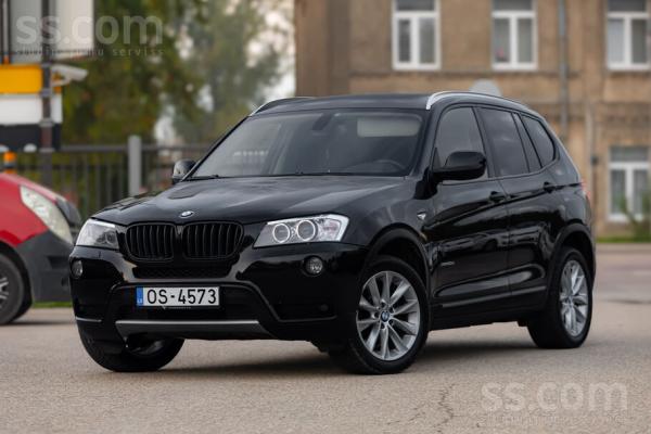 Black BMW X3 2011 in Jelgava, with an engine capacity of 2.00 L and mileage of 233 thousand km for 8800 €, photo 1 on AUTOMOTO.COM.LV