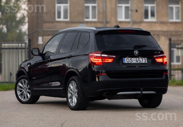Black BMW X3 2011 in Jelgava, with an engine capacity of 2.00 L and mileage of 233 thousand km for 8800 €, photo 6 on AUTOMOTO.COM.LV