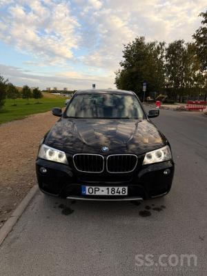 Melns BMW X3 2011 Rīga, ar dzinēja tilpumu 2.00 L un nobraukumu 332 tūkst. km par 9500 €, foto  vietnē AUTOMOTO.COM.LV